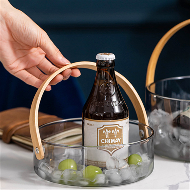 Nordic Lux Glass Carry Basket - Kōōihaus